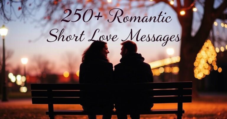 250+ Romantic ~Short Love Messages For Crushes~ - pure pulss
