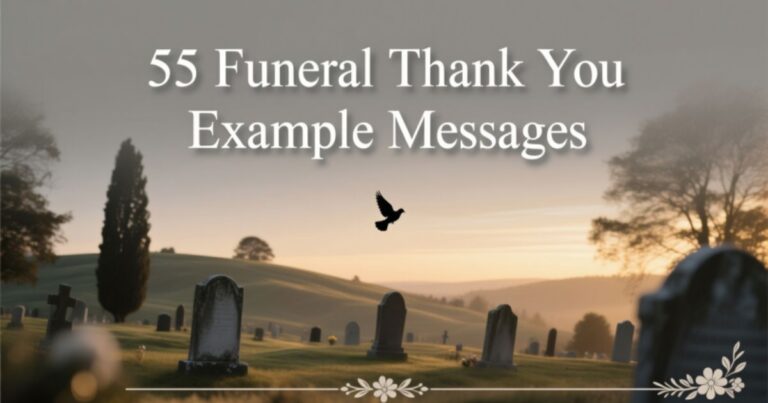 55 Funeral Thank You Example Messages - Pure Pulss