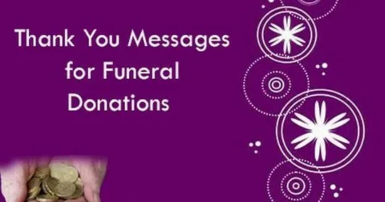 55 Funeral Thank You Example Messages - Pure Pulss