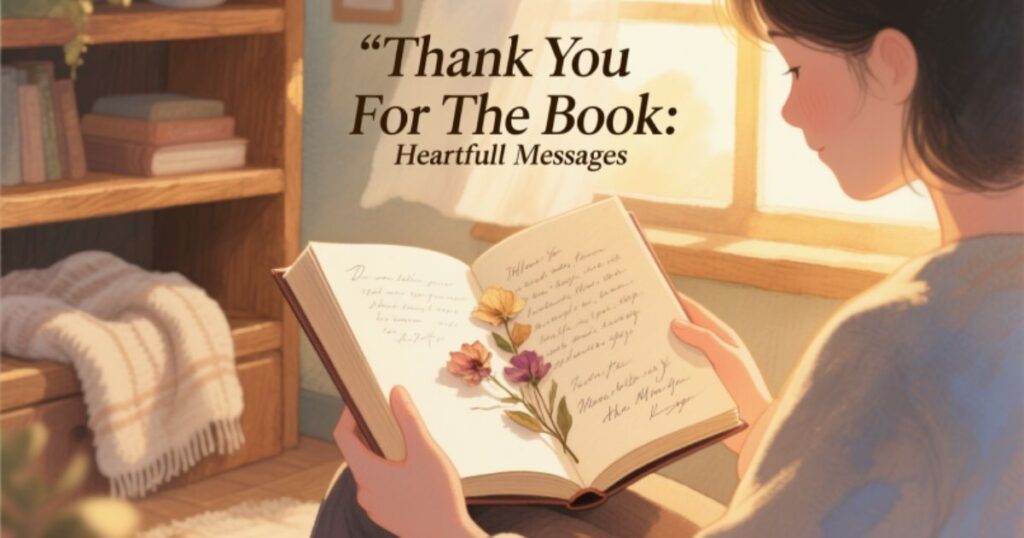Thank You For The Book: Heartfelt Messages - Pure Pulss